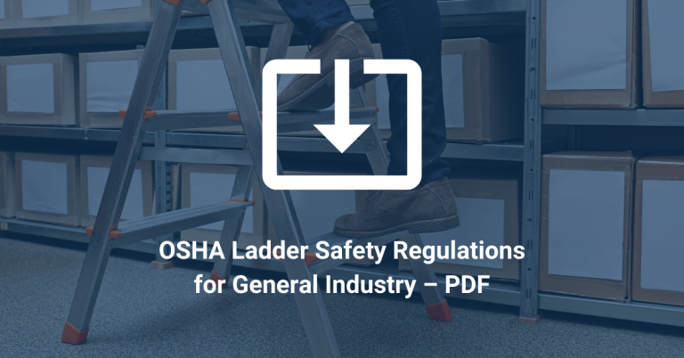 OSHA Ladder Safety for General Industry | Safesite