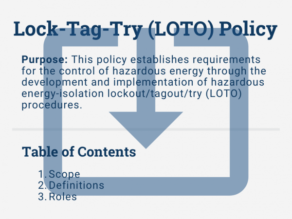 How to Write a LOTO Policy | DOC Template | Safesite Blog